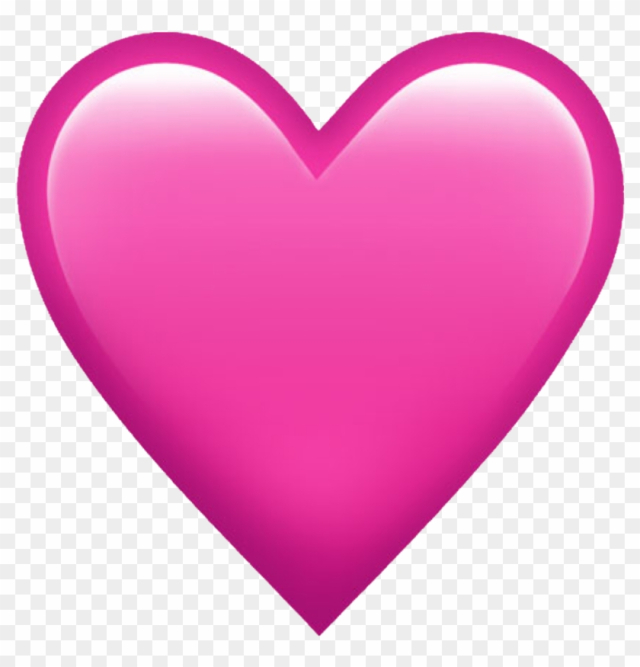 Free: Emoji Heart Iphone Sticker Clip Art - Pink Heart Emoji Png - nohat.cc