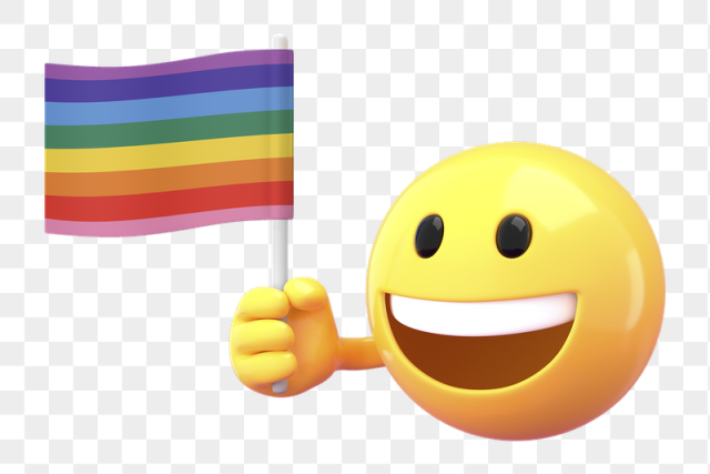 Free: Emoji holding LGBT flag png | Free PNG - rawpixel - nohat.cc