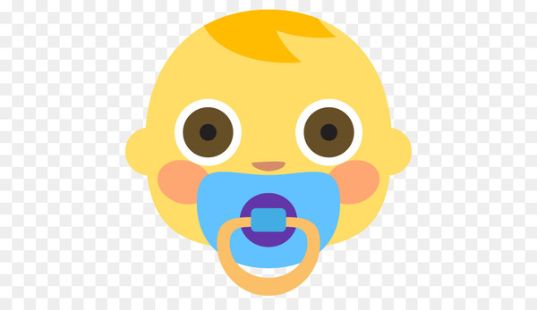 Free: Emoji Infant Child Sticker Pacifier - Emoji - nohat.cc