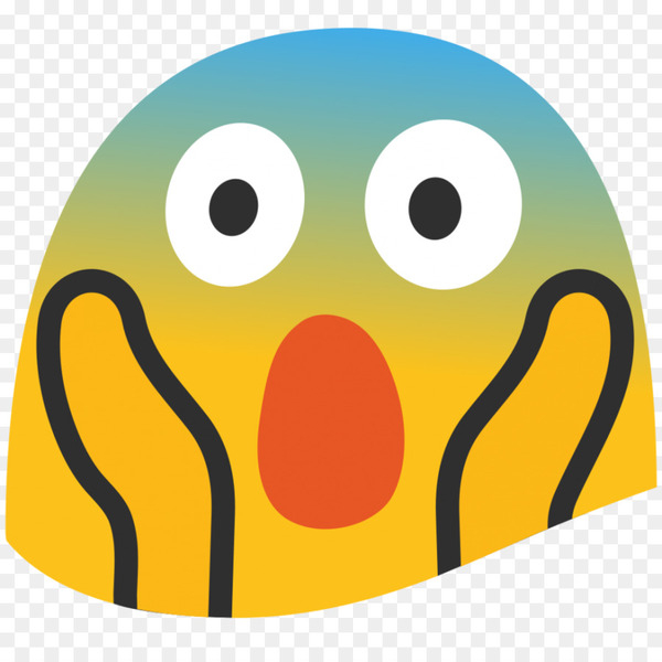 Free: Emoji Screaming Smiley Face Fear - Emoji - nohat.cc