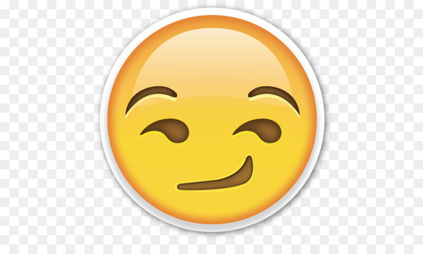 Free: Emoji Smirk Sticker Emoticon - Smirking Face Emoji Png - nohat.cc
