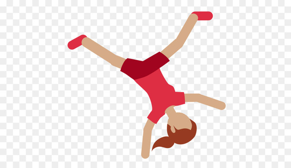 Free: Emojipedia Cartwheel Human skin color Image - emoji - nohat.cc