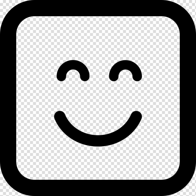 Free: Emoticon Square Smiling Face With Closed Eyes Svg Png Icon Free ...