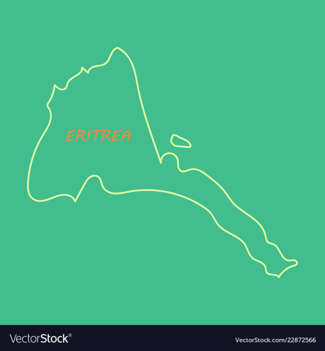 Free: Eritrea map high detailed silhouette isolated on vector image - nohat.cc