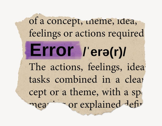 Free: Error ripped dictionary, editable word | Free PSD - rawpixel ...