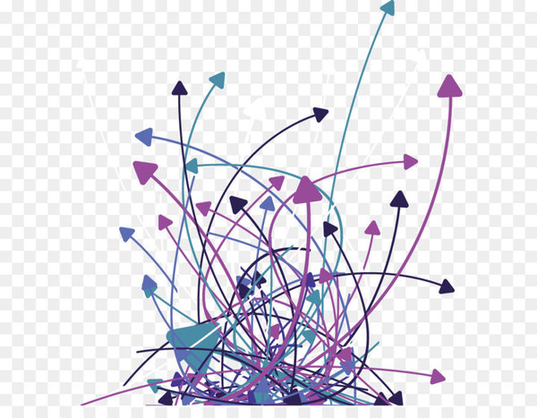 Free: Euclidean vector Arrow Direction vector Icon - Vector flying arrow - nohat.cc