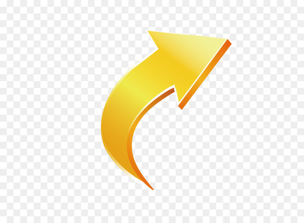 Free: Euclidean vector Arrow - Yellow arrows - nohat.cc