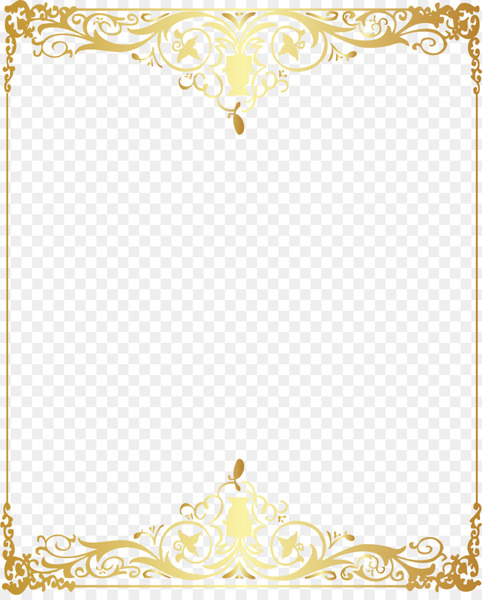 Free: Euclidean vector Clip art - Vector Gold pattern frame - nohat.cc