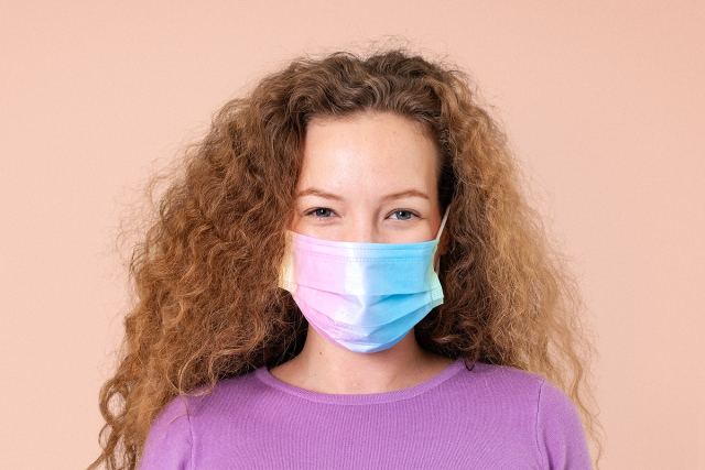 Free: European woman wearing face mask in the new… | Free stock photo ...
