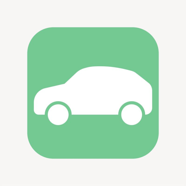 Free: EV car icon, flat square | Free Icons - rawpixel - nohat.cc