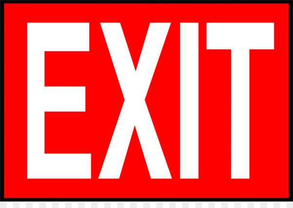 Free: Exit sign Emergency exit Clip art - Exit Cliparts - nohat.cc
