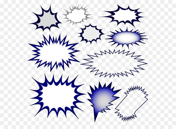 Free: Explosion Comics Cartoon Drawing - Comic exploded cloud material ...