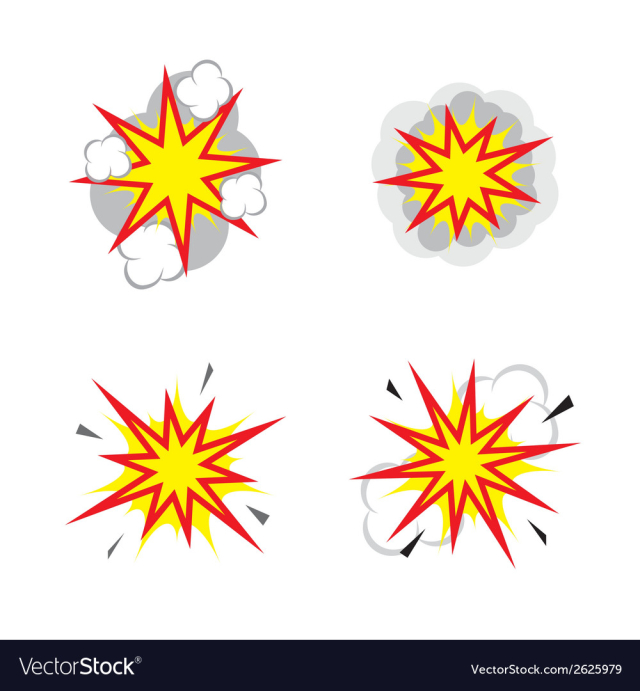 Free: Explosions vector image - nohat.cc