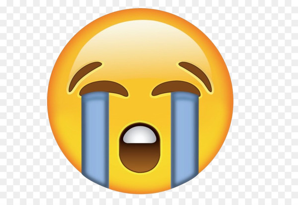 Free: Face with Tears of Joy emoji Sticker Crying Text messaging ...