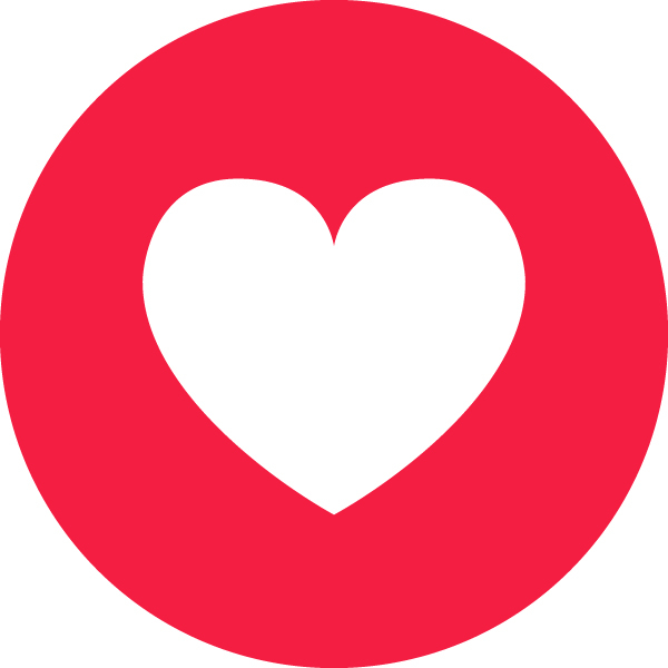 Free: Facebook Heart | | Vector Images Icon Sign And Symbols - nohat.cc