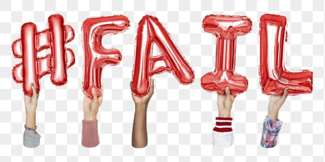 Free: Fail balloon png word sticker, | Free PNG - rawpixel - nohat.cc