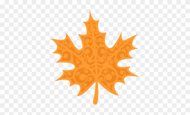 Free: Fall Flourish Leaf Svg Scrapbook Cut File Cute Clipart - Cute ...