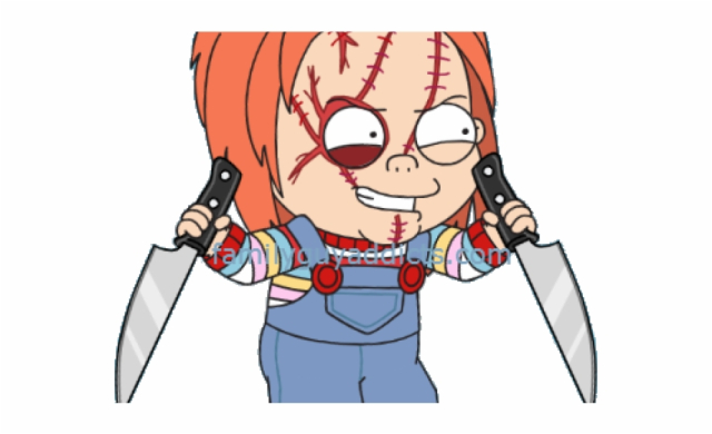 Free: Family Guy Clipart Gun Png - Chucky Drawing Cartoon Free PNG ...