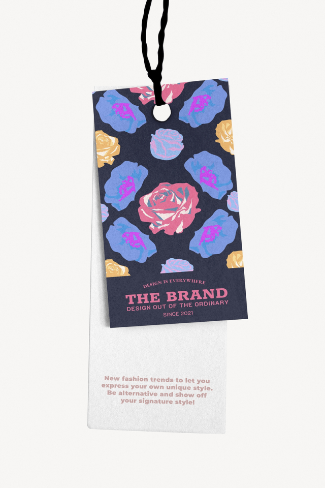 Free: Fashion clothing tag mockup, editable | Free PSD Mockup ...
