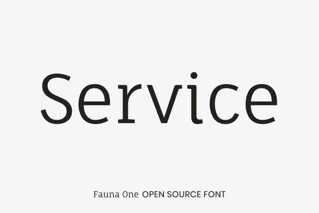 Free: Fauna One open source font | Free Font Add-on - rawpixel - nohat.cc