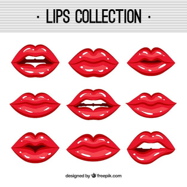 Free: Female lips collection with 2d style - nohat.cc