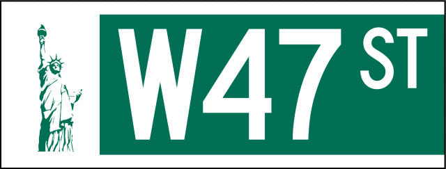 Free: File:NYCDOT W47 ST Sign.svg - Wikimedia Commons - nohat.cc