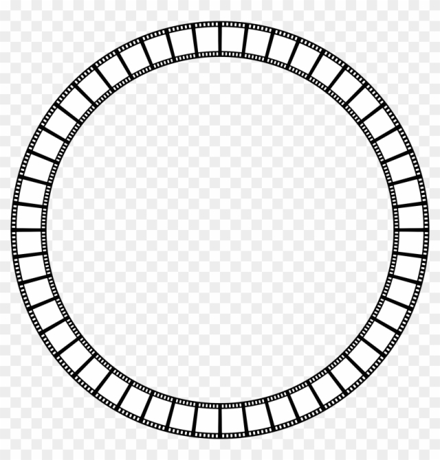 Free: Film Strip Circle Frame - Blank Cipher Wheel Template - nohat.cc