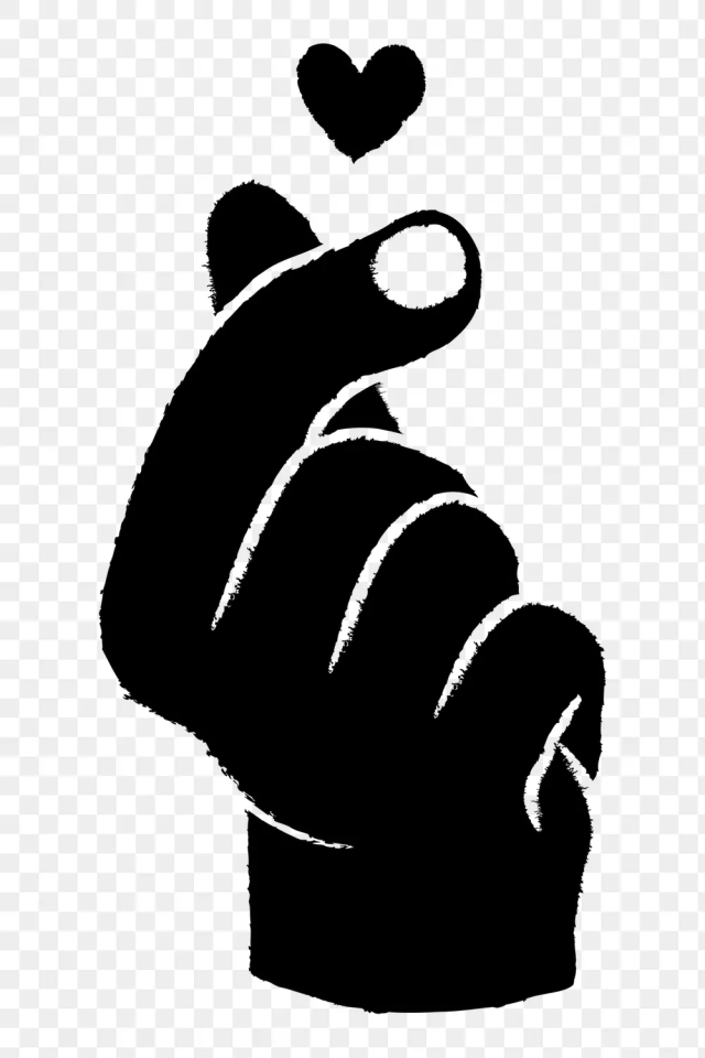 Free: Finger heart png sticker, love | Free PNG Sticker - rawpixel ...