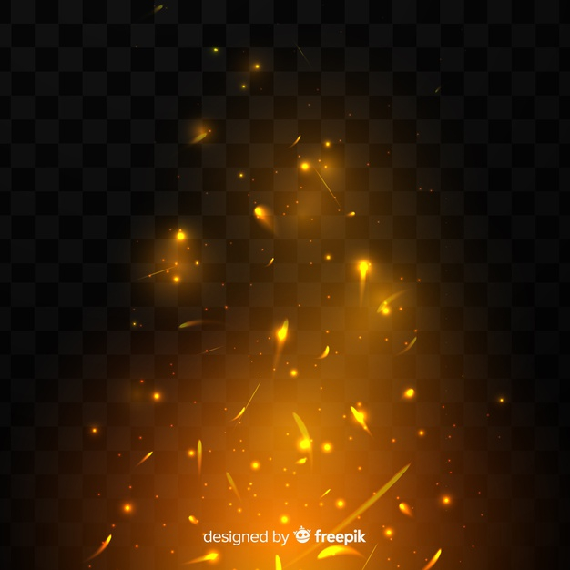 Free: Fire sparks effect on transparent background Free Vector - nohat.cc