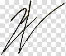 Free: Firmas de famosos Famous signatures in, black lines transparent ...