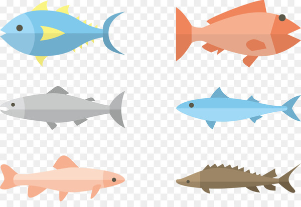 Free: Fish Flat design Illustration - Flat fish Vector Illustration ...