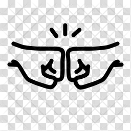 Free: Fist Bump Icon of Line style - Available in SVG, PNG, EPS, AI ...