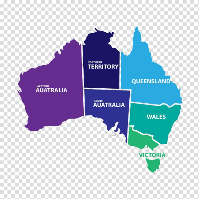 Free: Flag of Australia Map, Color Australia transparent background PNG ...