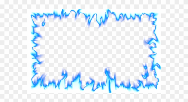 Free: Flame Border Png Download - Blue Fire Border Png - nohat.cc
