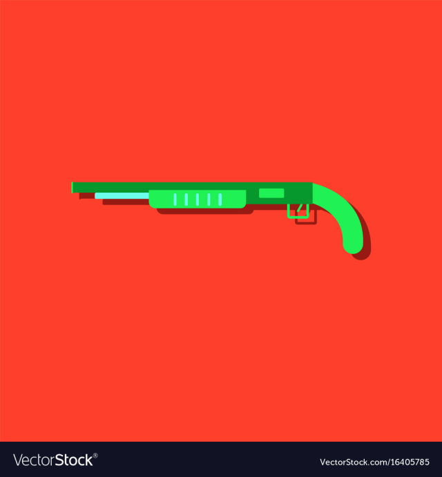 Free: Flat icon design collection military shotgun in vector image ...