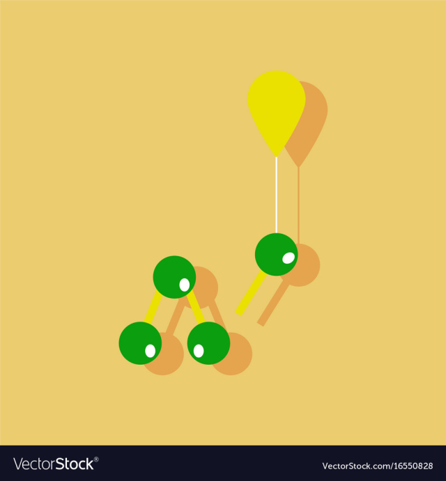 Free: Flat icon design collection molecules and balloon vector image ...