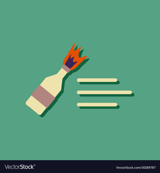Free: Flat icon design collection molotov cocktail in vector image - nohat.cc