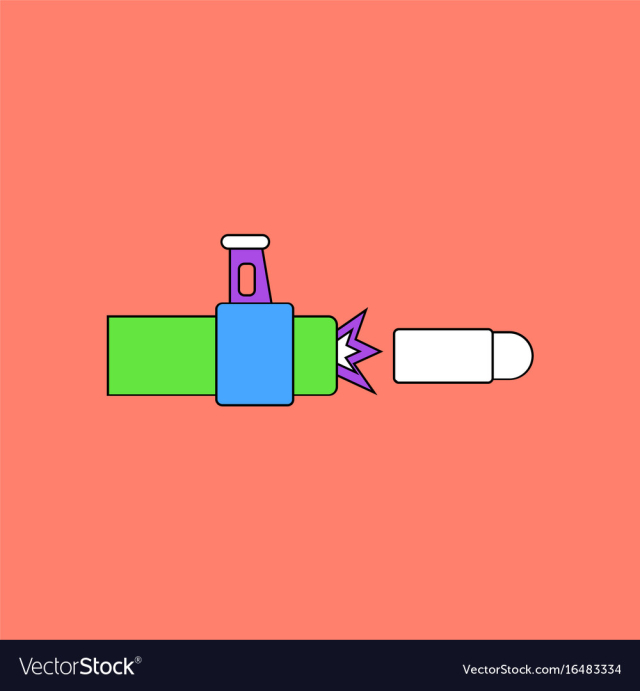 Free: Flat icon design collection rifle bullet shot vector image - nohat.cc