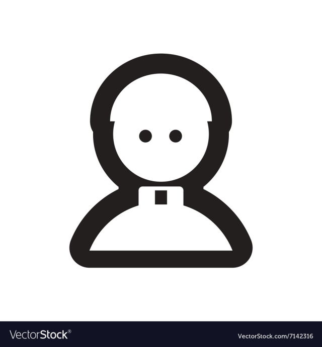 Free: Flat icon in black and white Priest vector image - nohat.cc