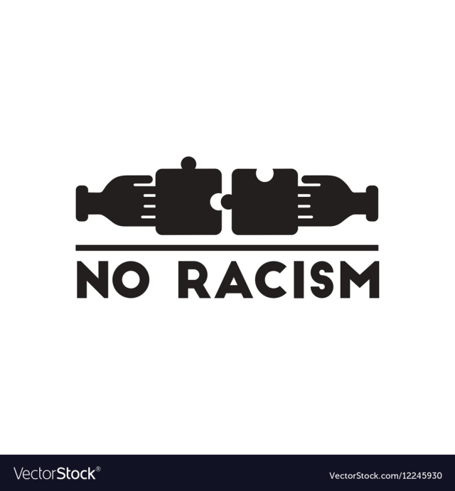 Free: Flat icon in black and white racism vector image - nohat.cc