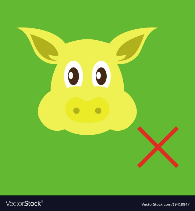 Free: Flat icon of pig in graphic style hand drawing vector image ...