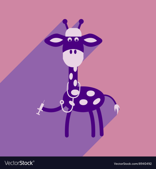 Free: Flat icon with long shadow giraffe cartoon vector image - nohat.cc