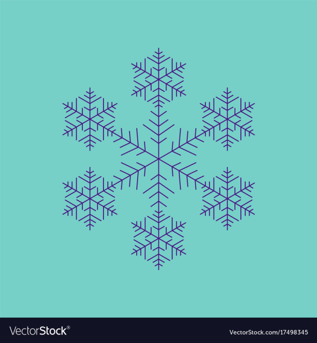Free: Flat on background of snowflake vector image - nohat.cc