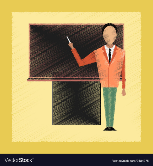 Free: Flat shading style icon male teacher vector image - nohat.cc