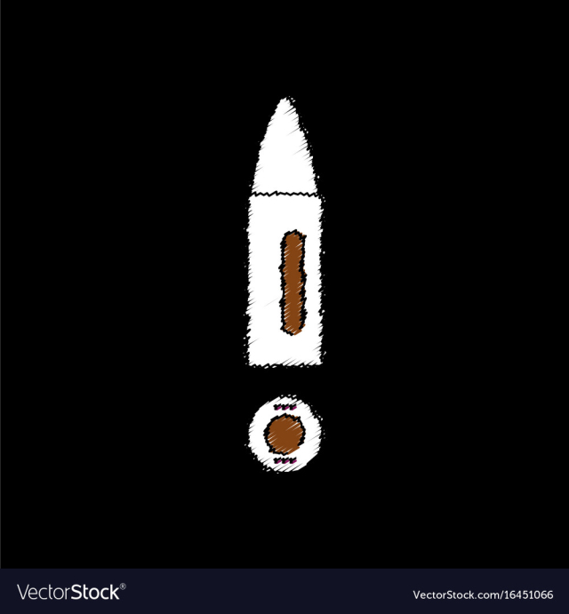 Free: Flat shading style icon military bullet and primer vector image ...