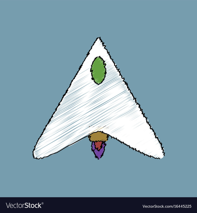 Free: Flat shading style icon stealth attack plane vector image - nohat.cc