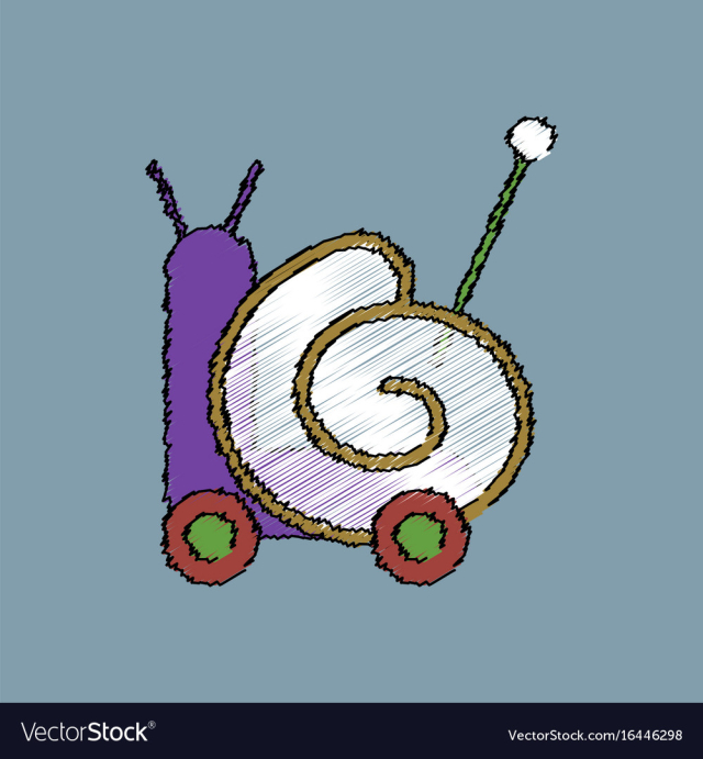 Free: Flat shading style icon toy snail silhouette vector image - nohat.cc