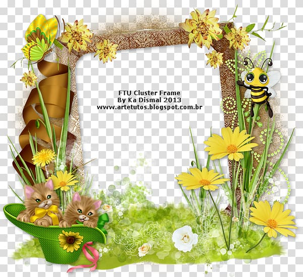 Free: Floral design Insect Frames Pollinator, insect transparent ...