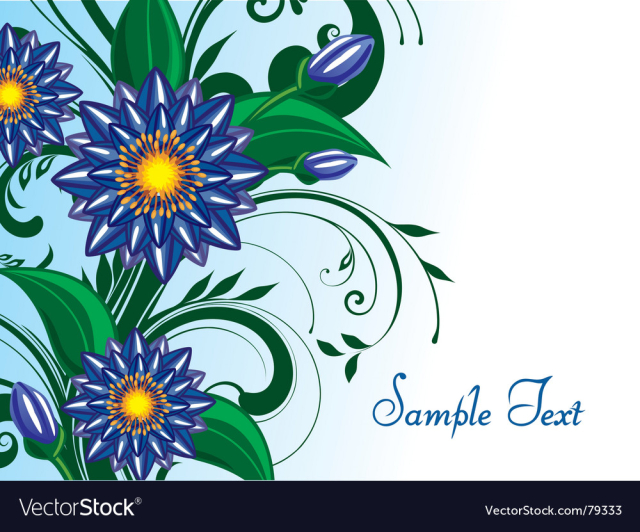 Free: Floral page vector image - nohat.cc