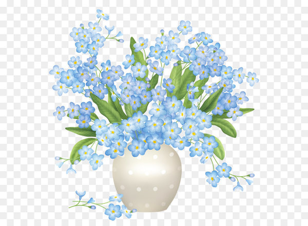 Free: Flower Blue Vase Clip art - Blue Flowers Vase PNG Clipart - nohat.cc